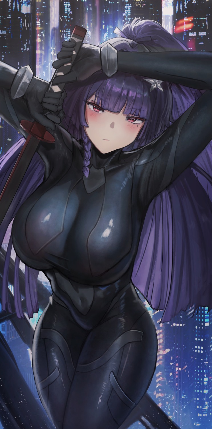 vloodozer tatakau ni ataisuru yamaguchi ryouko bodysuit sword | #1180774 | yande.re